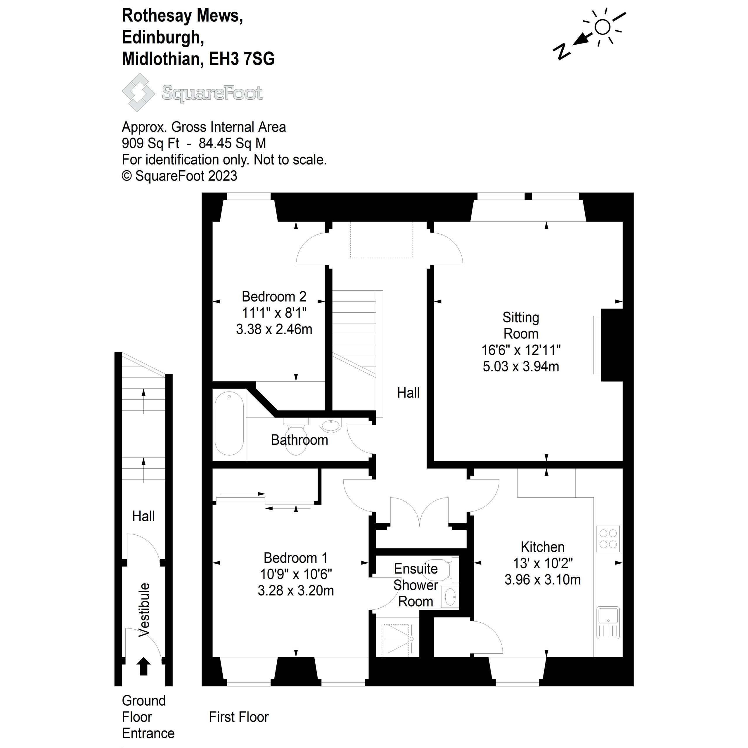 12a Rothesay Mews, Edinburgh, EH3 7SG - Ativa Property